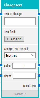 Change Text | Logic Building Blocks | Leapwork Documentation